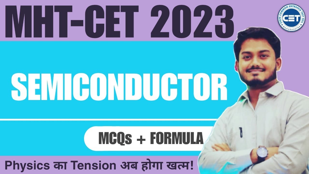 MHT- CET 2023. SEMICONDUCTOR MCQ Genius Batch By :- #ASC Abhishek Sir Chemistry - YouTube