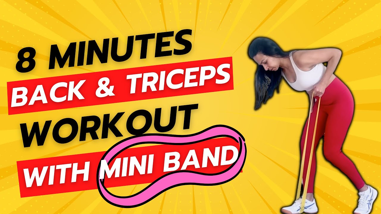 Mini Band Magic: Back and Triceps Workout from Home #backworkout # ...