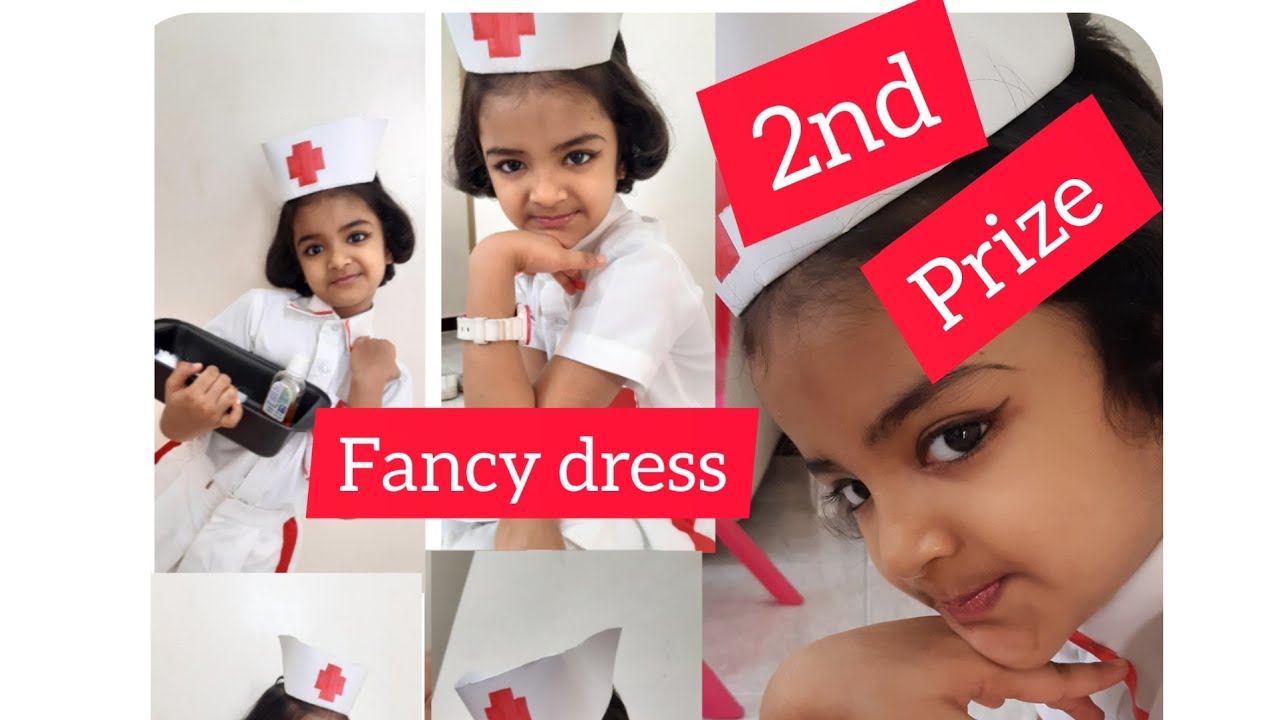 Beautiful nurse 2nd prize - fancy dress competition. Bea - YouTube