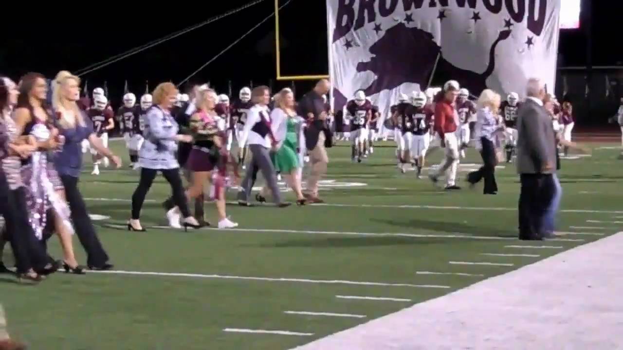 Clips from the Brownwood Lions Homecoming Football Game - YouTube