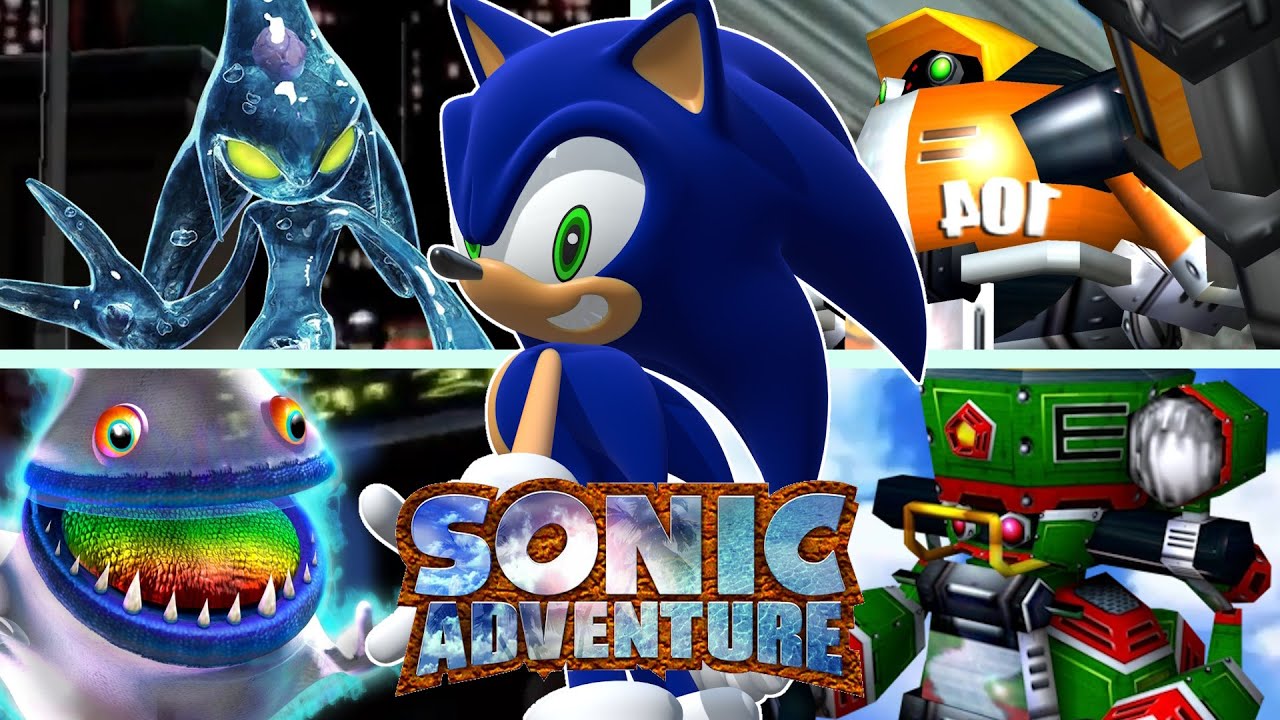 SONIC ADVENTURE SERIES - All Bosses - YouTube