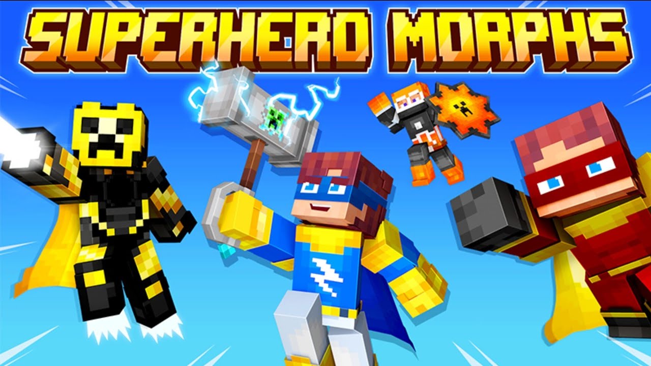 Minecraft PE:Superhero Morphs Gameplay (Android-Ios) - YouTube