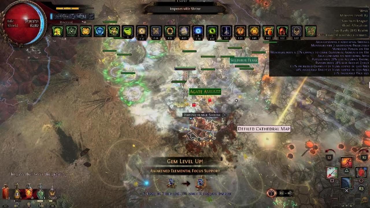 Path of Exile xp - YouTube