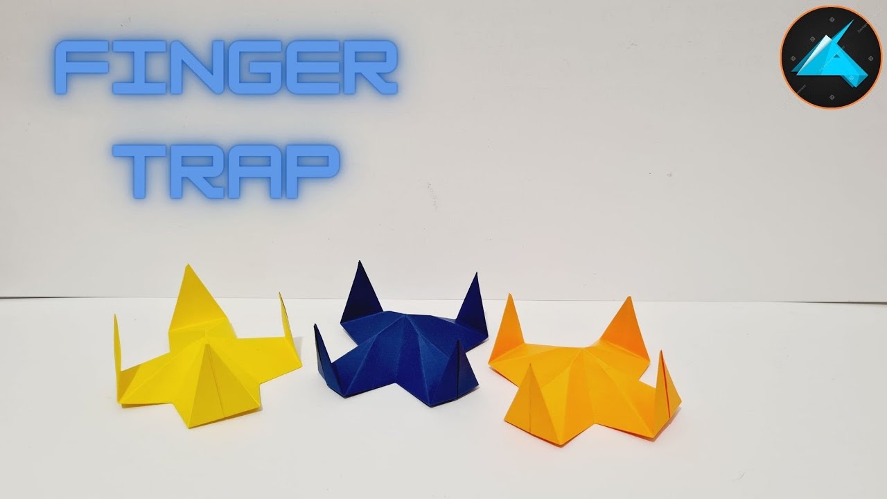 How to make origami FINGER TRAP 🤟 - YouTube