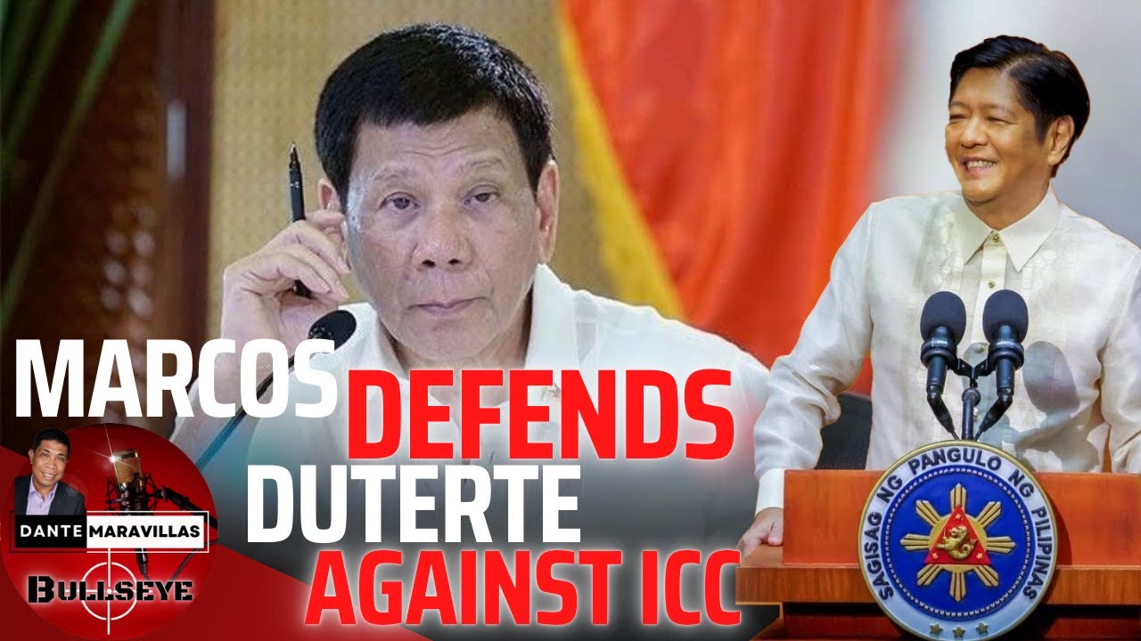 Pres Marcos DEFENDS Former Pres Duterte AGAINST ICC - YouTube