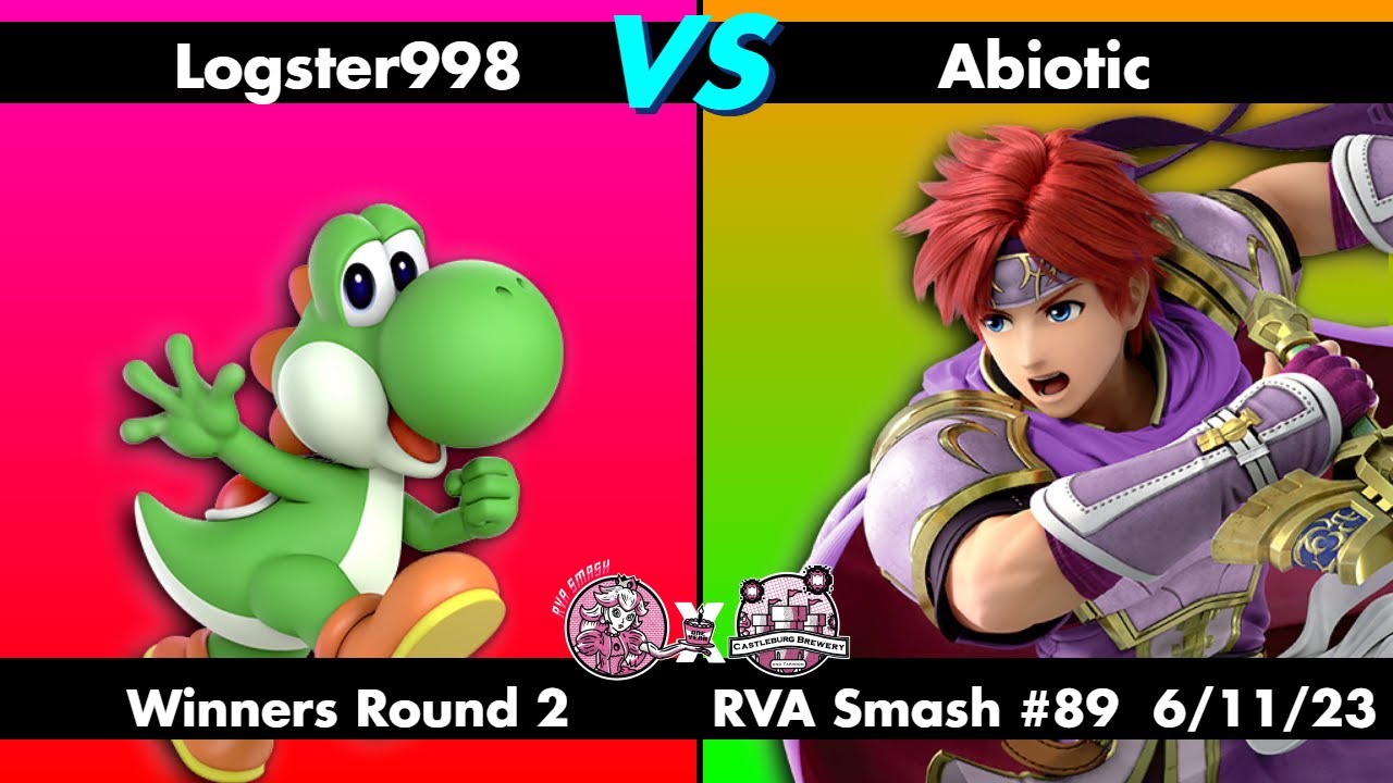 RVA Smash #89: Abiotic (Roy) vs Logster998 (Yoshi) | Winners Round 2 ...