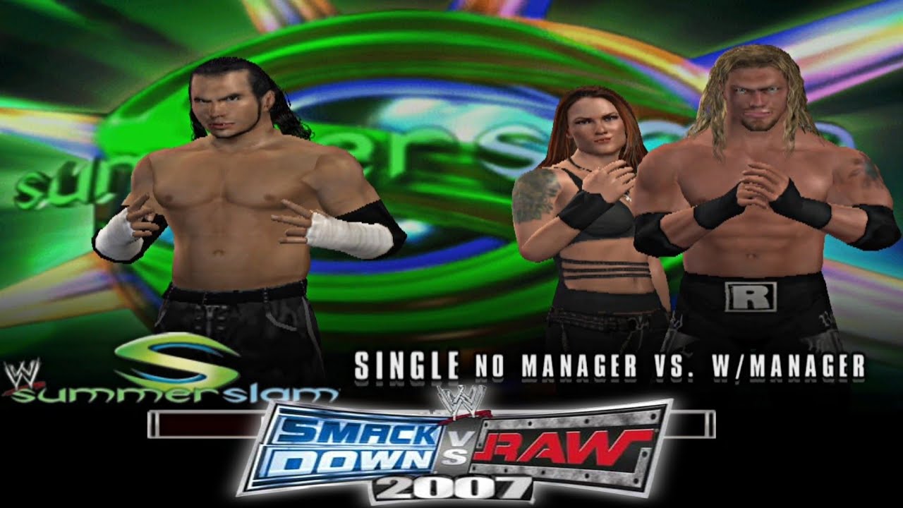WWE Edge with Lite vs Matt Hardy SummerSlam 2005 | SmackDown vs Raw ...