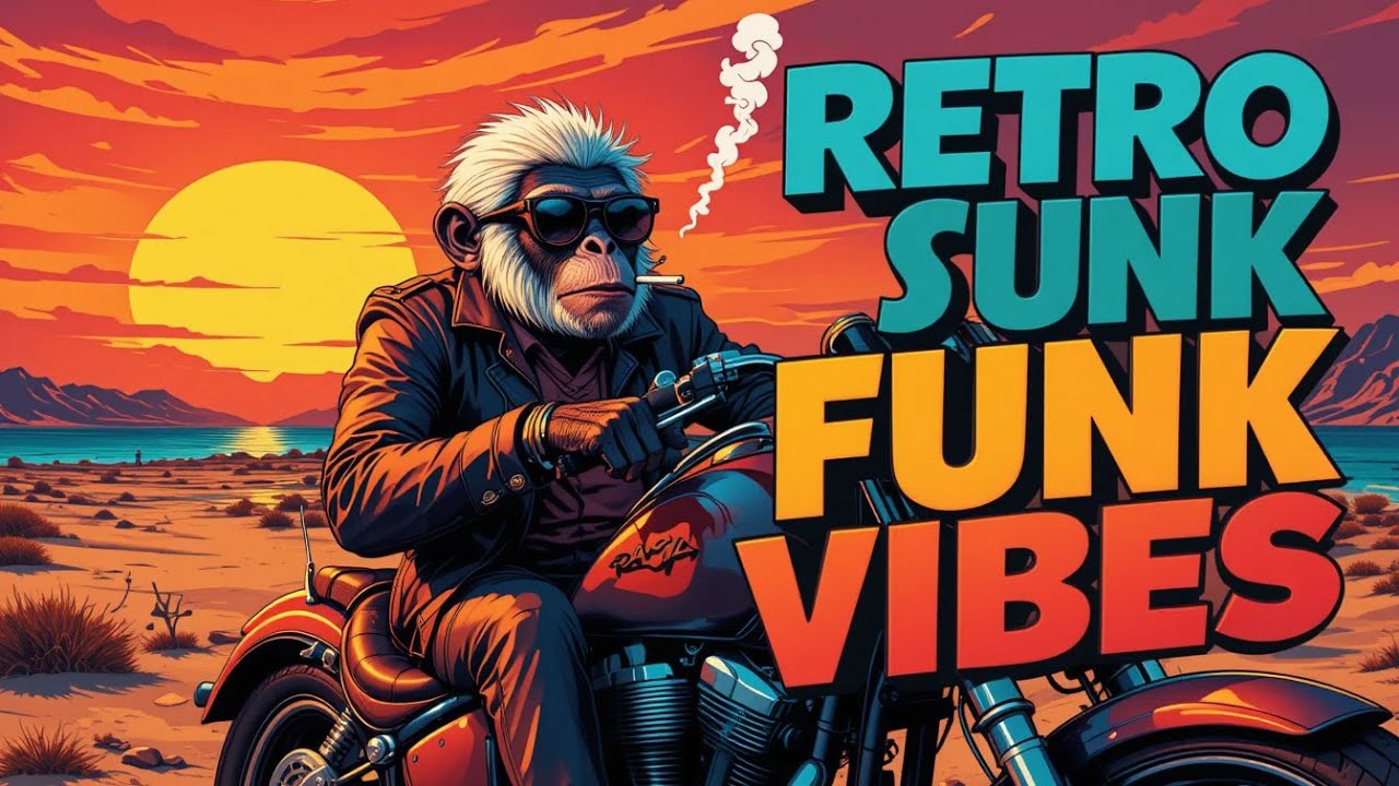 🌇 Retro Sunset Funk Vibes 🌵 1 Hour Cinematic Chill-Funk Guitar Grooves ...