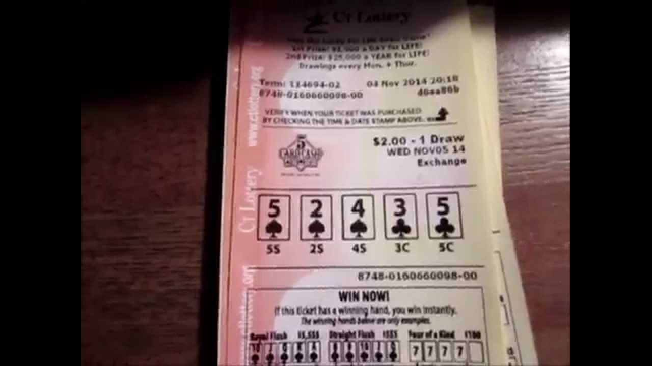 jason wins 14 free tickets on five card cash!! - YouTube