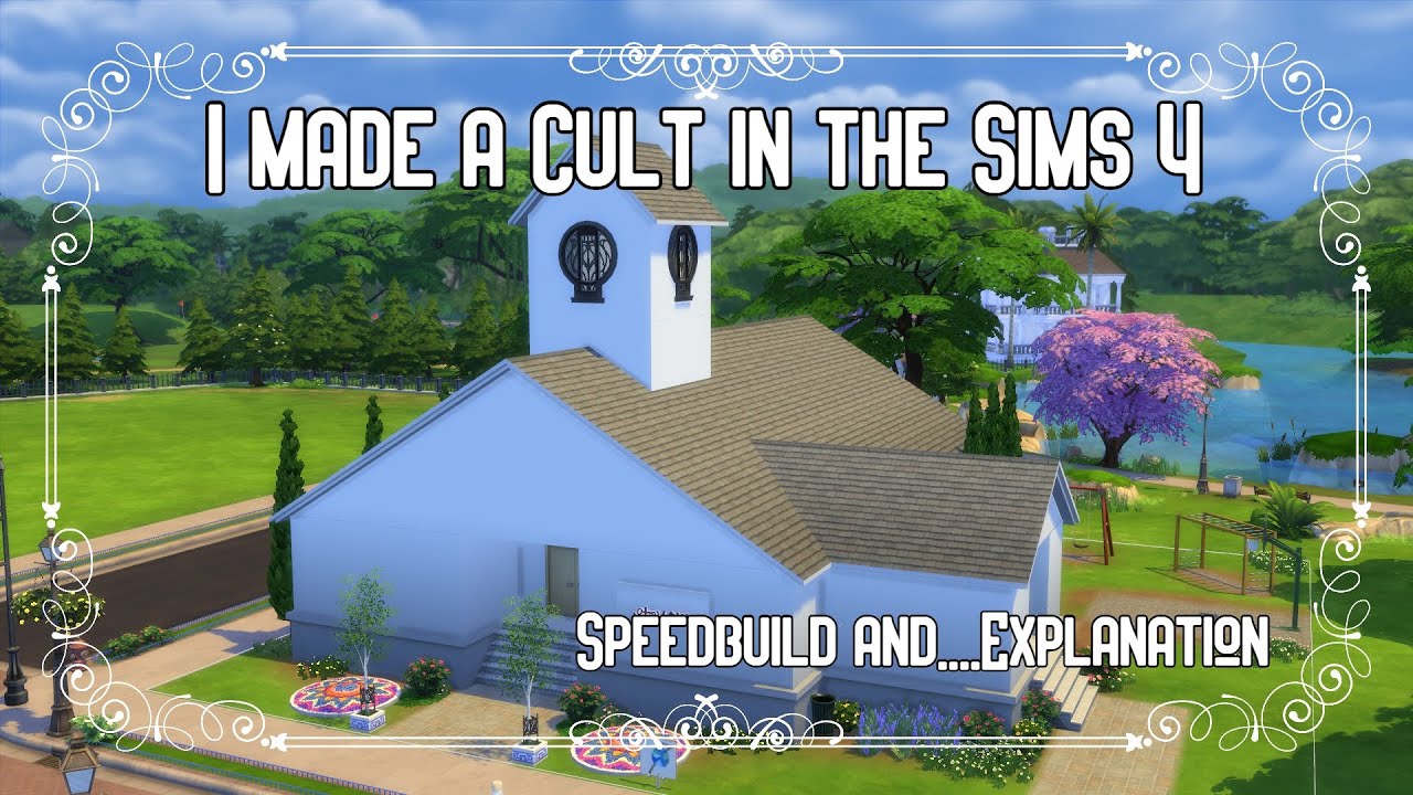 I started a CULT!? (In the Sims 4) - Speed Build - YouTube