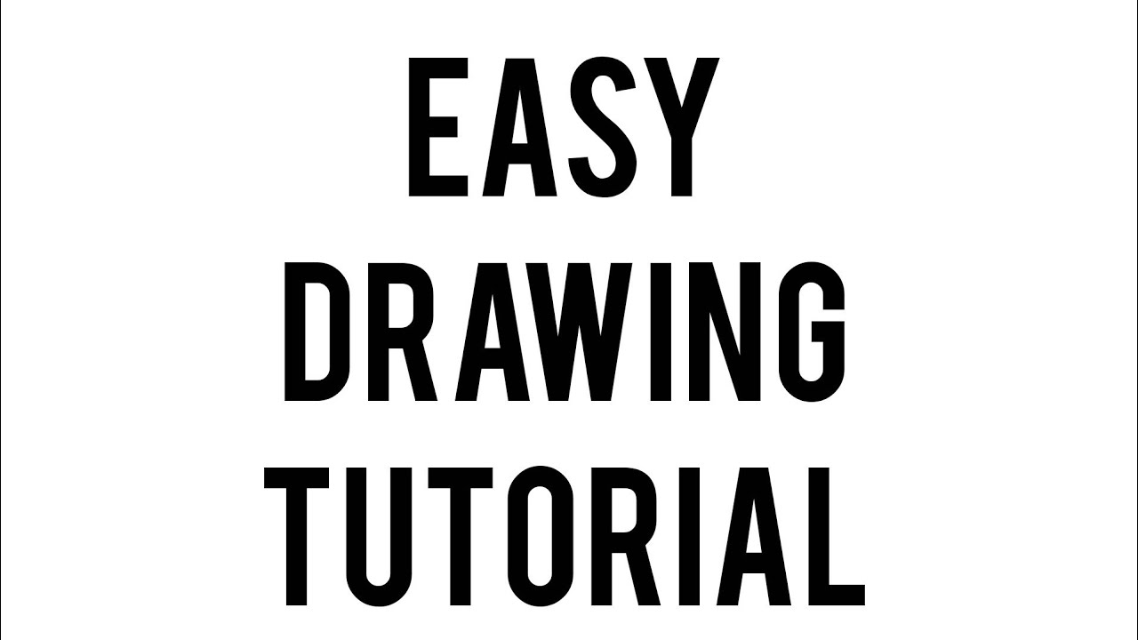 Easy Drawing Ideas Step by Step Tutorial - YouTube