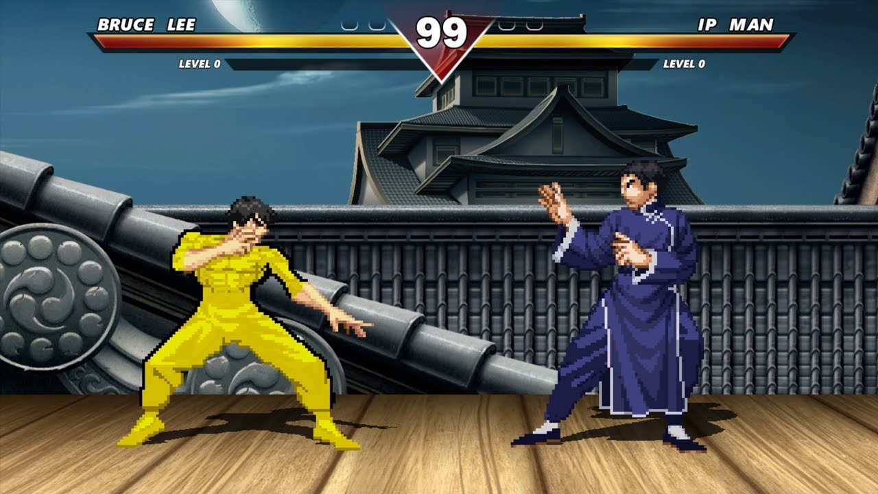 BRUCE LEE vs IP MAN - HIGH LEVEL INSANE EPIC FIGHT! - YouTube