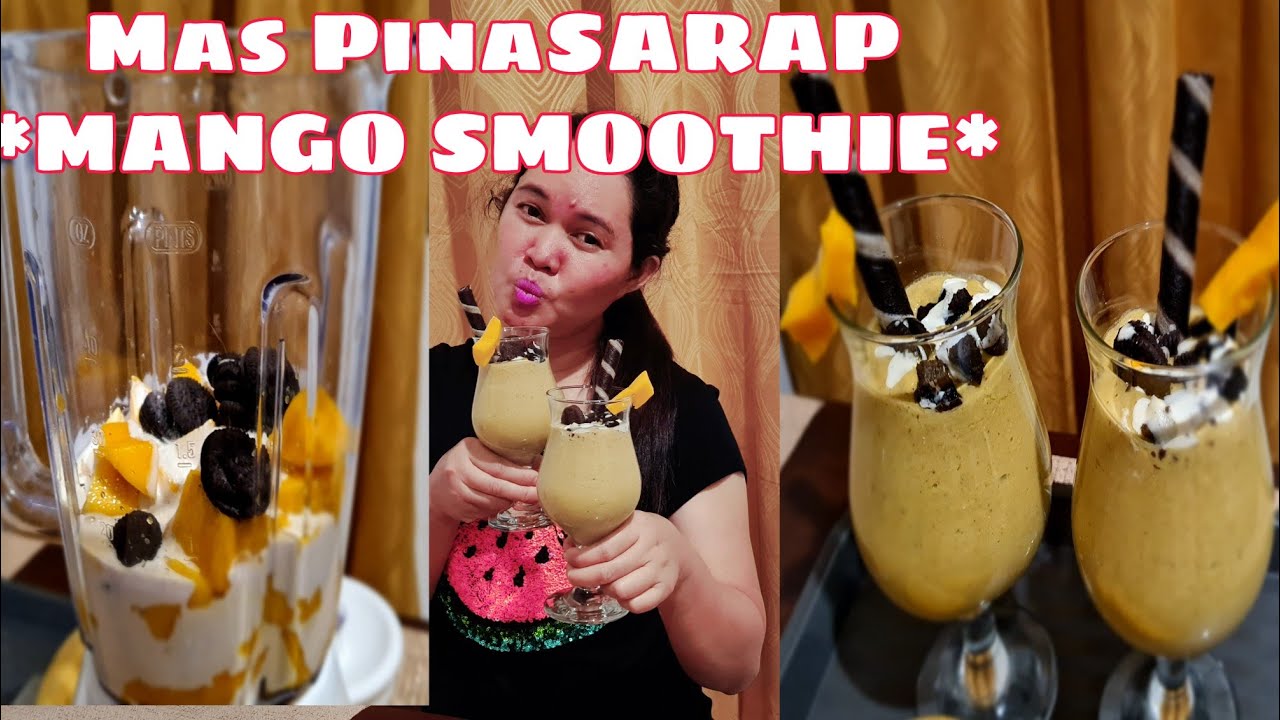 Making Mango Oreo Cookies Smoothie |Happiness #mango #smoothie - YouTube