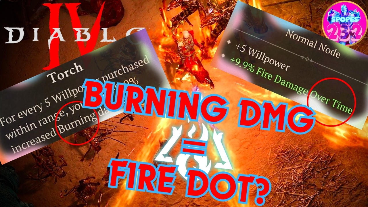 Same Thing? Burning Damage & Fire Damage Over Time - YouTube