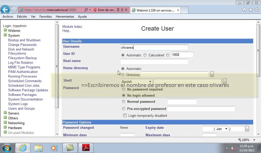 Tutorial para crear carpetas y administrar SAMBA - YouTube
