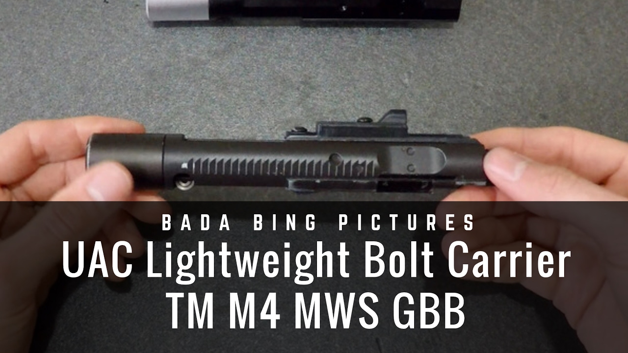 UAC Lightweight Bolt Carrier TM M4 MWS Guide - YouTube