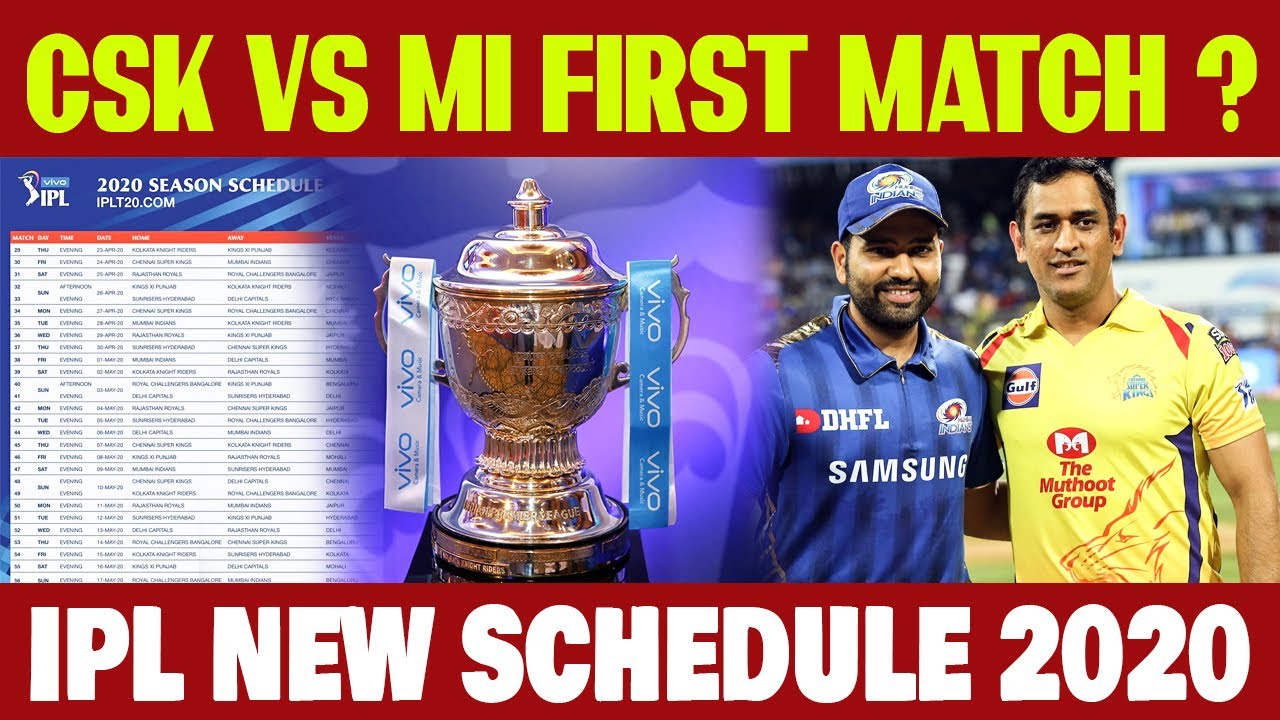 IPL 2020 New Schedule and Match Details | IPL 2020 | #Nettv4u - YouTube