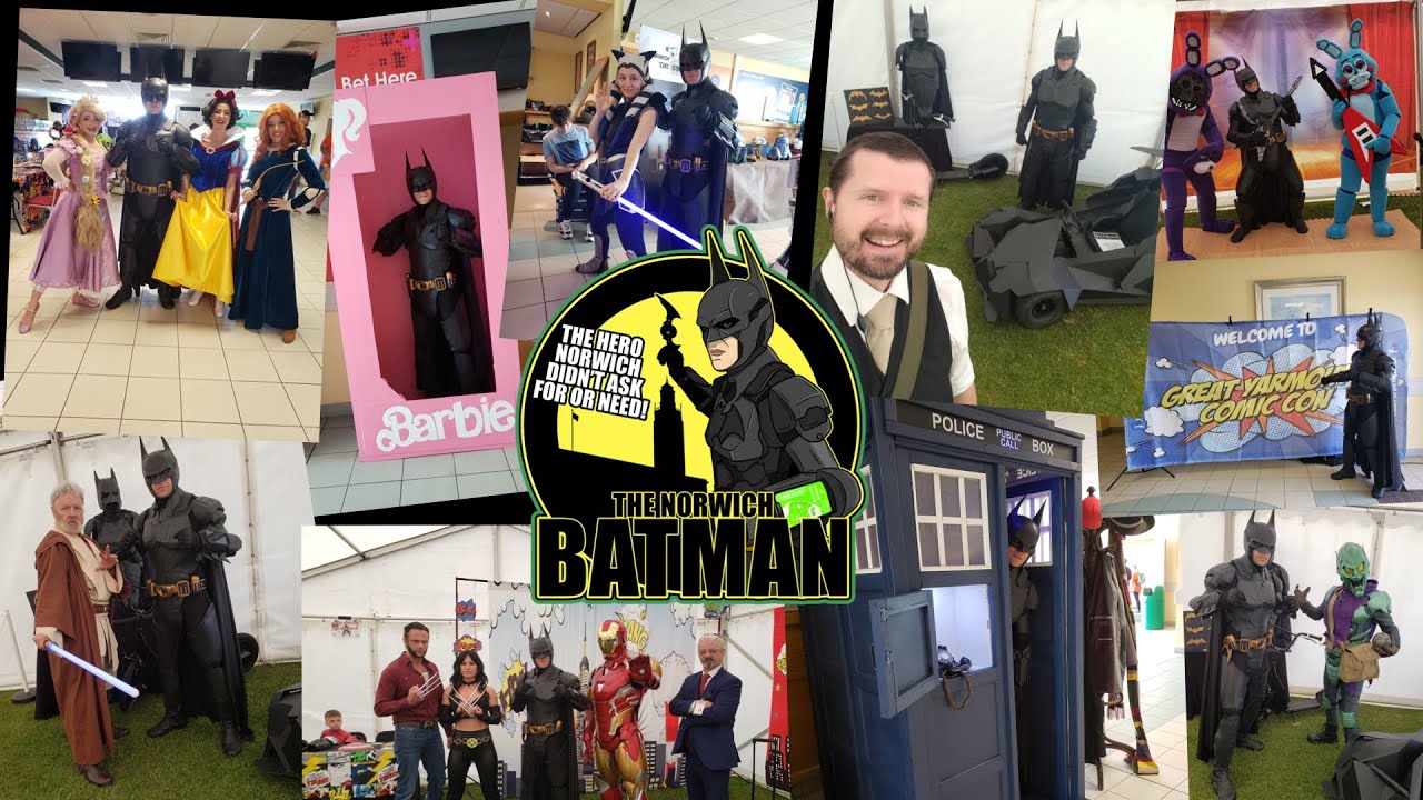 Great Yarmouth Comic Con 2023 The Norwich Batman - YouTube