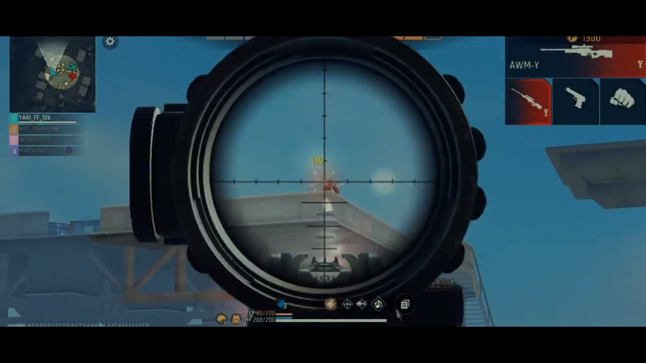 Free fire 🔥 video 1vs4 clutch in AWM - YouTube