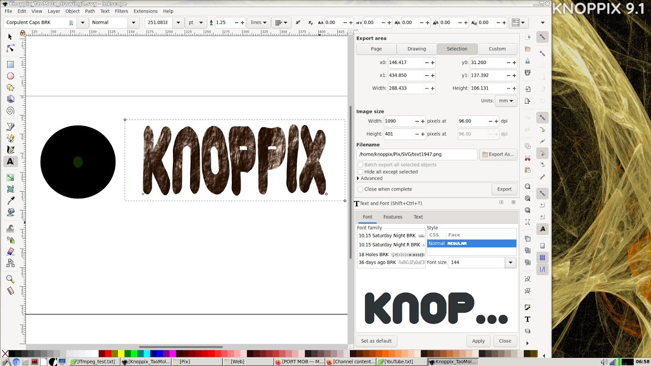 Knoppix 9.1 Live - Day Two - YouTube
