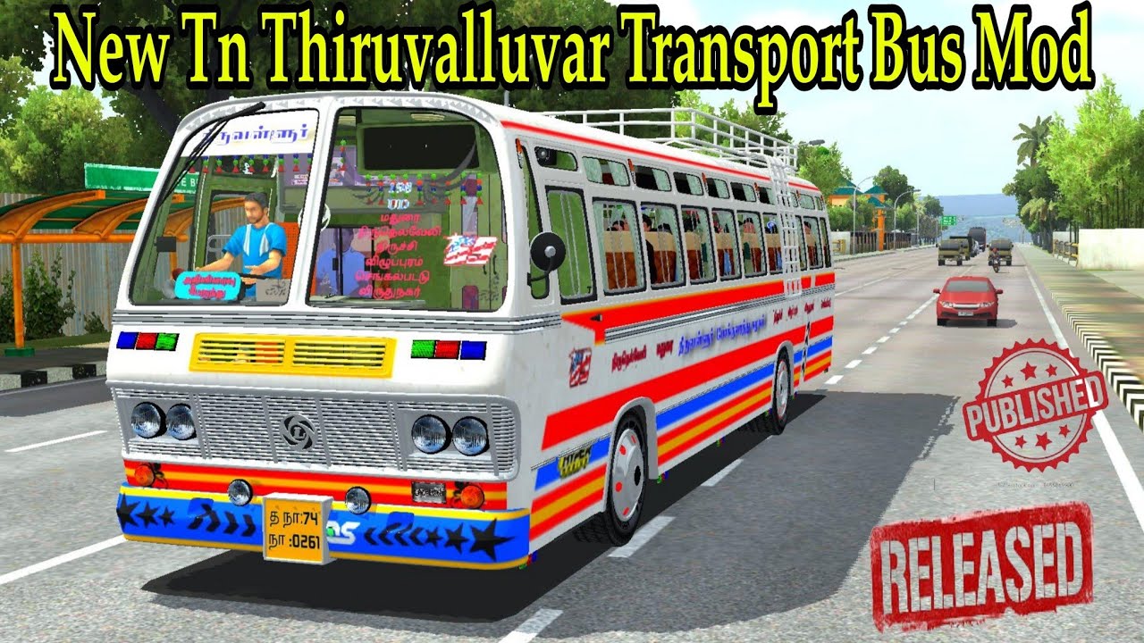 PASSENGER VIEW |TN THIRUVALLUVAR BUS MOD RELEASED|BUS SIMULATOR ...