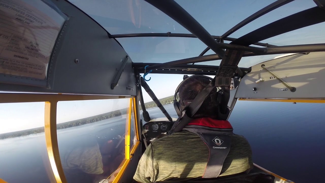 Float Flying in the Legend Super Cub - YouTube