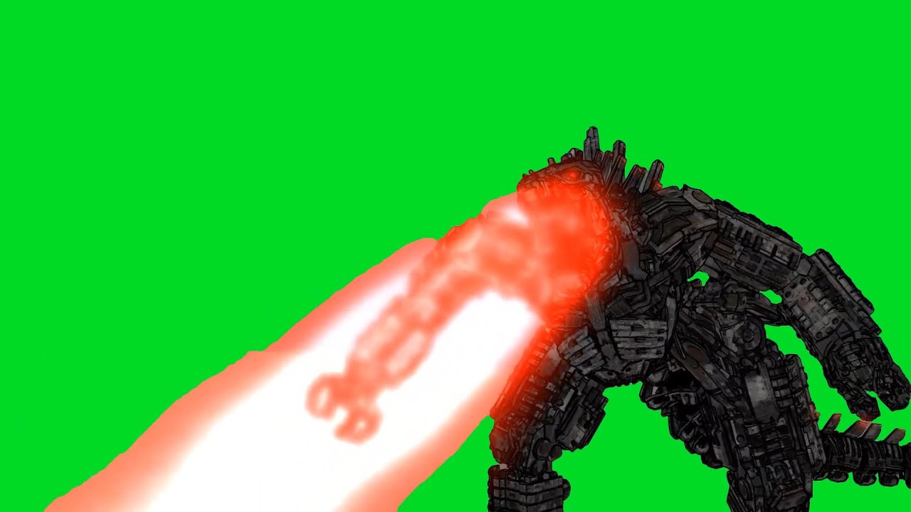Green Screen MechaGodzilla HD - YouTube