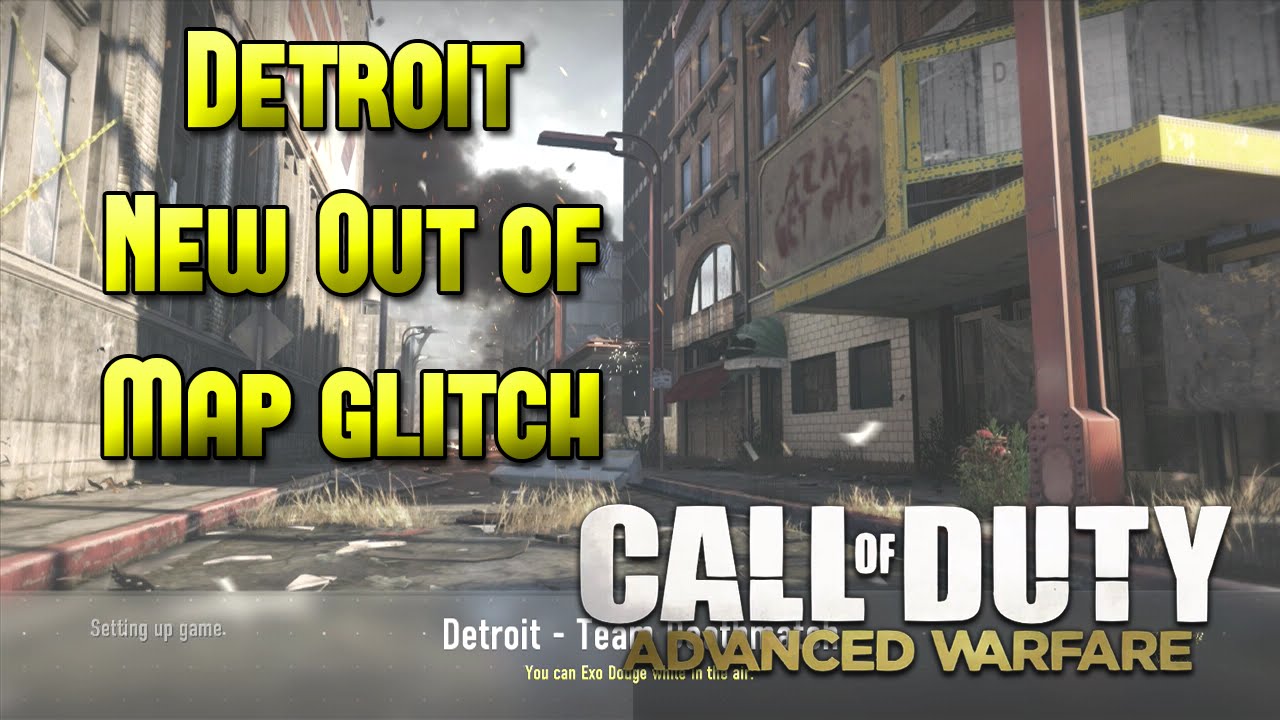 Call of Duty Advanced Warfare:DETROIT(NEW Out of Map Glitch) AFTER ...