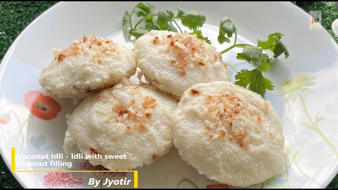 Coconut Idli - Idli with sweet coconut filling - YouTube