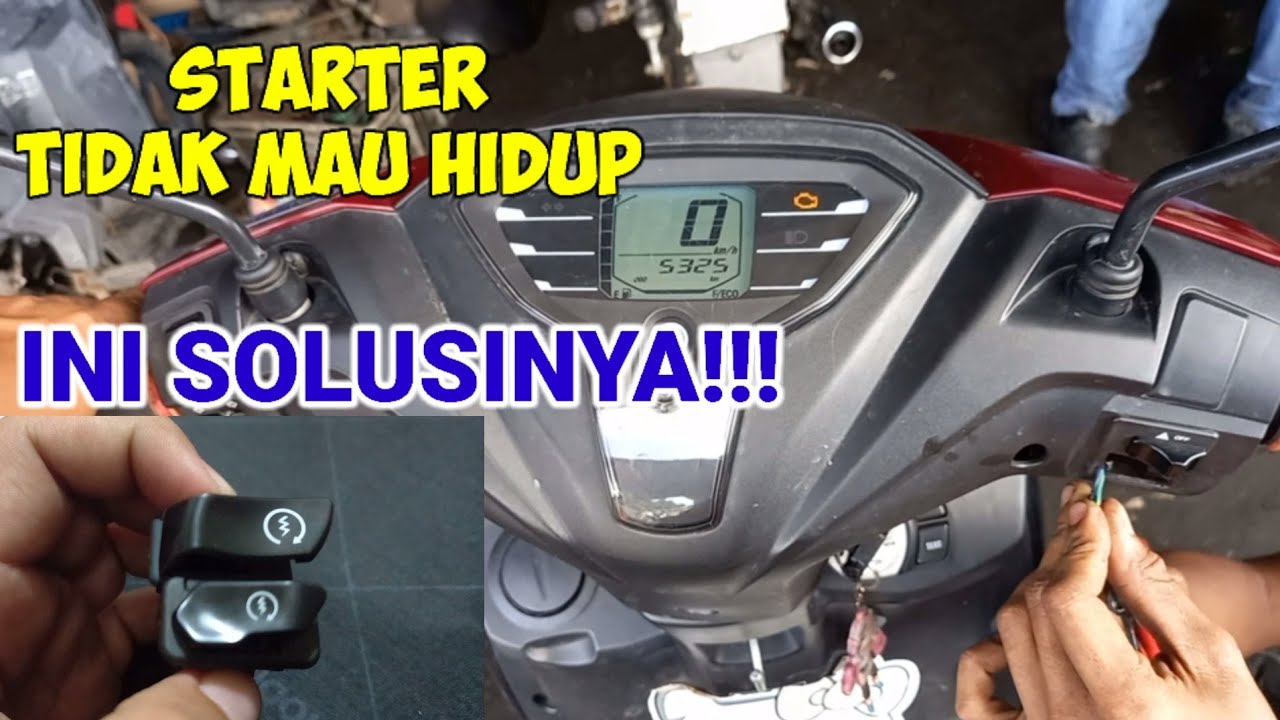 Penyebab Yamaha FREEGO tidak mau di stater | Solusi FREEGO tidak bisa ...