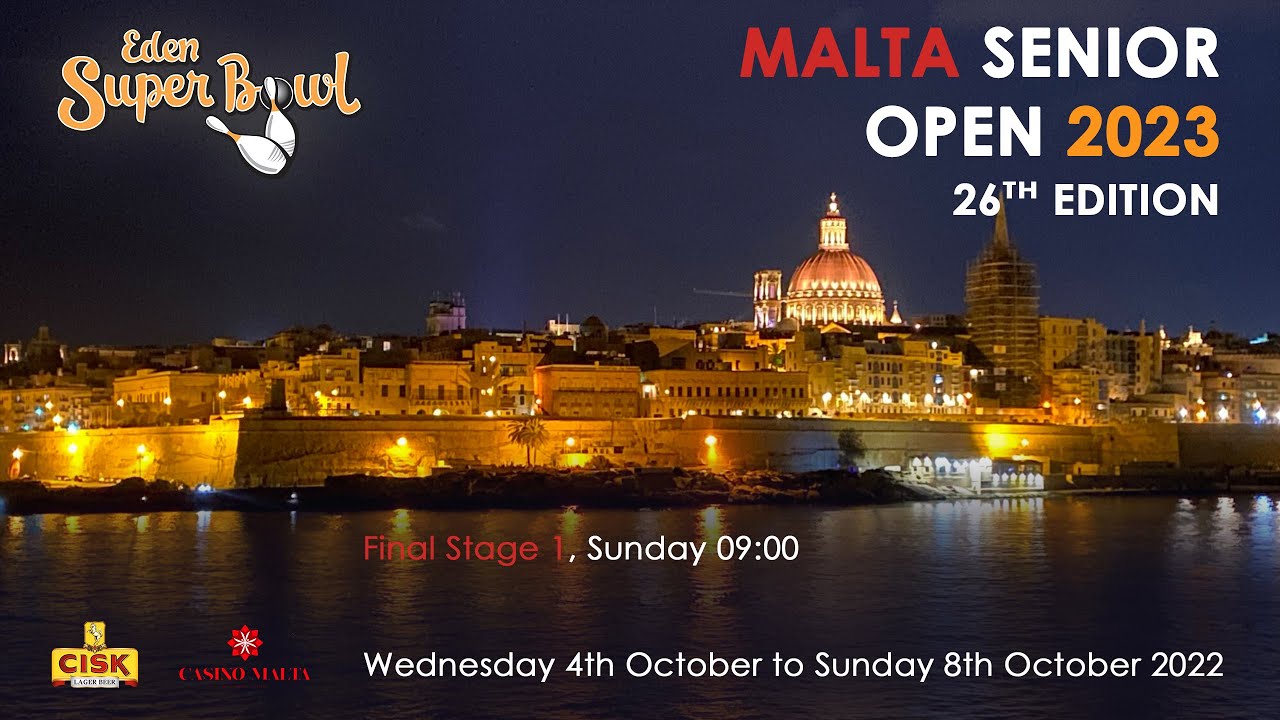 FINAL STAGE 1 | THE MALTA SENIOR OPEN BOWLING CHAMPIONSHIPS 2023 - YouTube