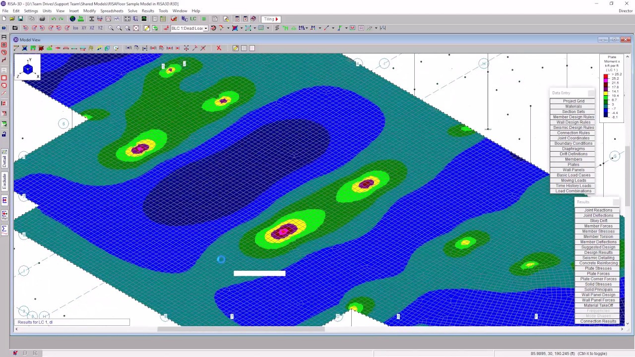 Enhanced Plate Automesh Behavior and Local Axis Feature in RISA-3D ...