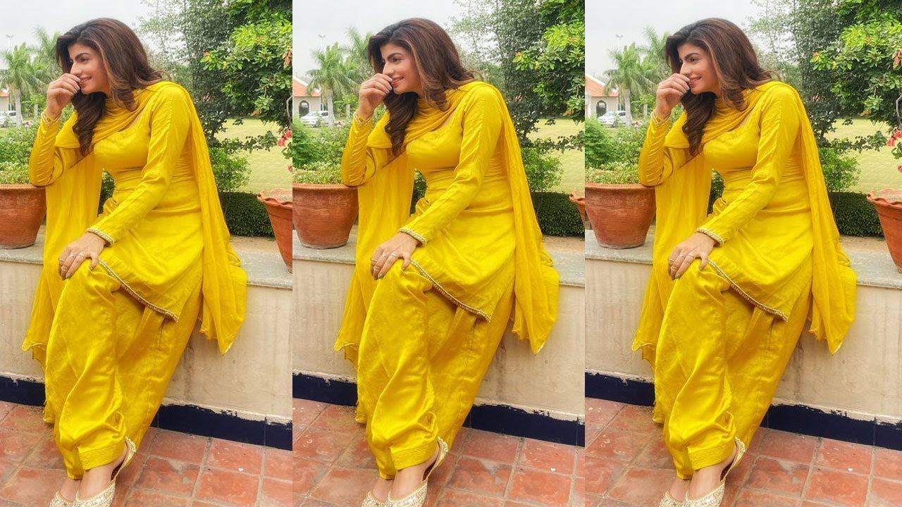 Mahi Sharma Outfits||Mahi Sharma Punjabi Suits||Mahi Sharma Suit ...