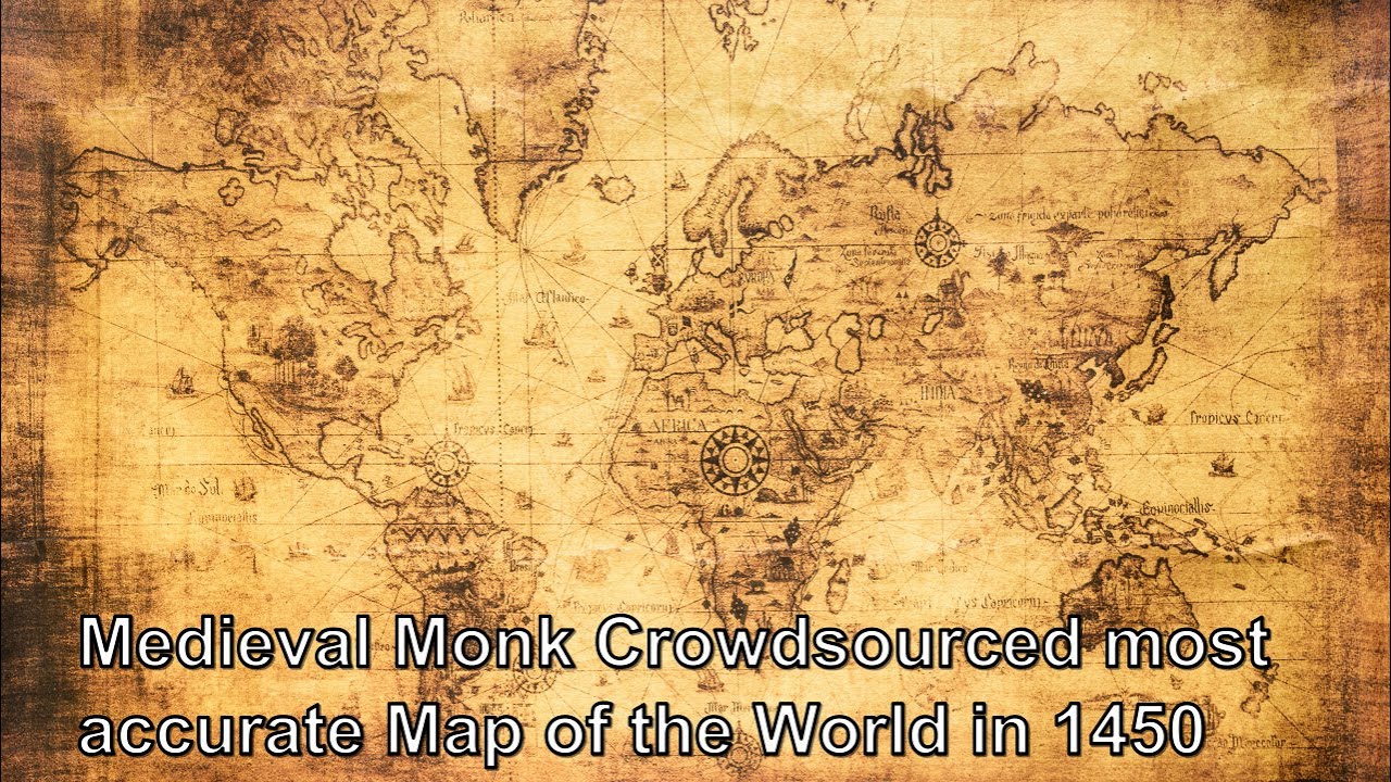 Medieval Monk Crowdsourced most accurate Map of the World in 1450 - YouTube