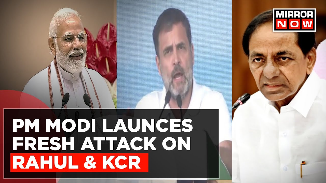 PM Modi's Fresh Salvo At KCR & Rahul Gandhi | Amit Shah Alleges ...