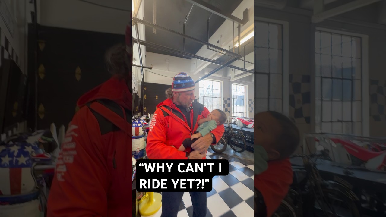 🚨NEW RIDER🚨 LANDON STOPPED BY THE SHOP TO SAY HELLO TO GRANDPA KEN ...