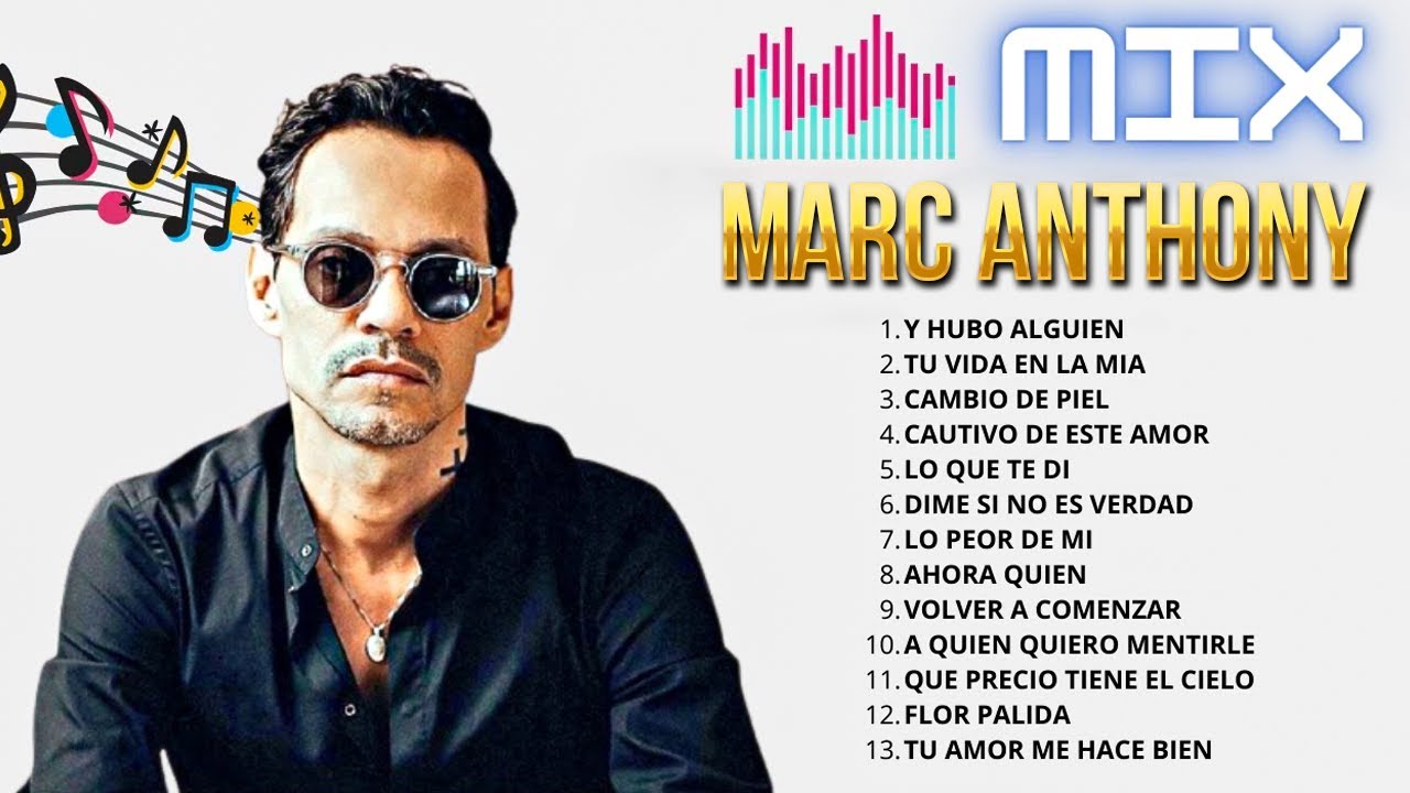 MARC ANTHONY (MIX DE MARC ANTHONY) - LAS GRANDES EXITOS SUS MEJORES ...