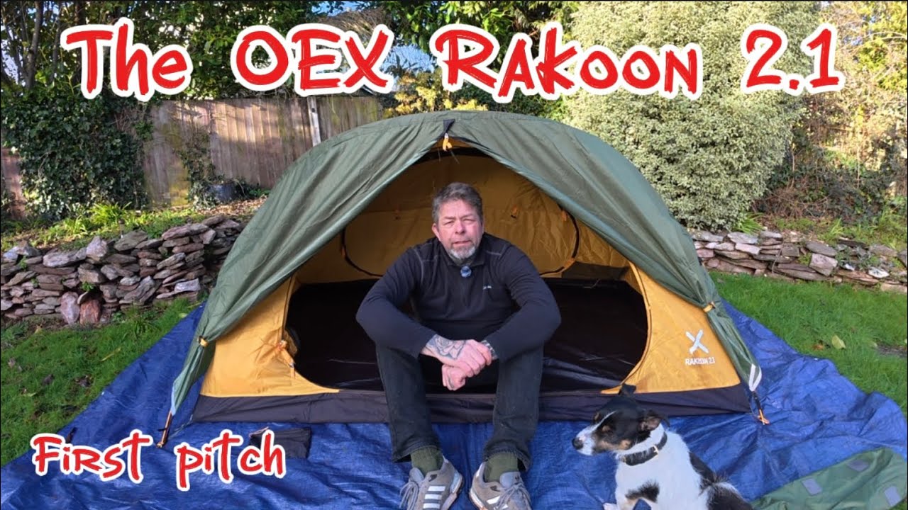 FIRST PITCH AND IMPRESSIONS OF THE OEX RAKOON 2.1 TENT ⛺️ - YouTube