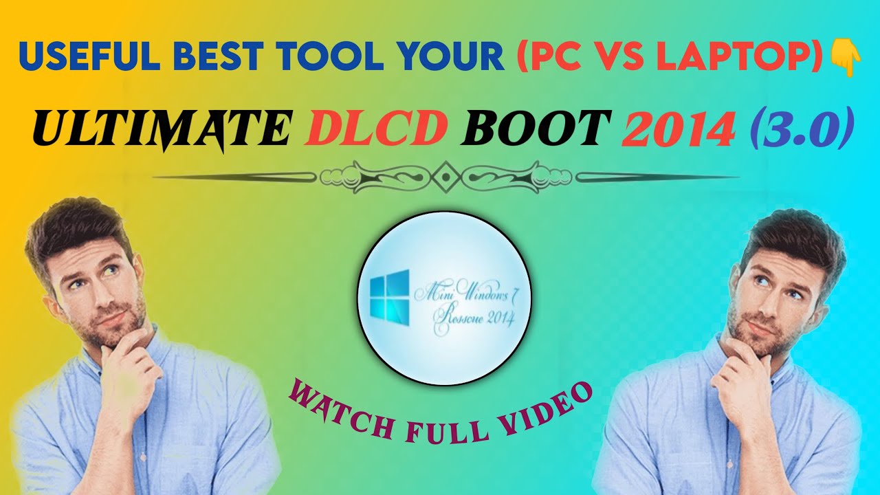 How To Use Ultimate DLCD Boot 2014 v3.1 Final CD Boot Rescue 2014 ...