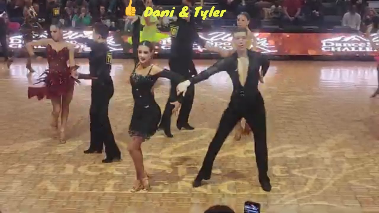 La Cha_Cha_Cha 🔥🔥💃Dani & Tyler🕺🔥🔥#ballroomdance #wdsfdancesport #shorts #latindance #danceshorts ...