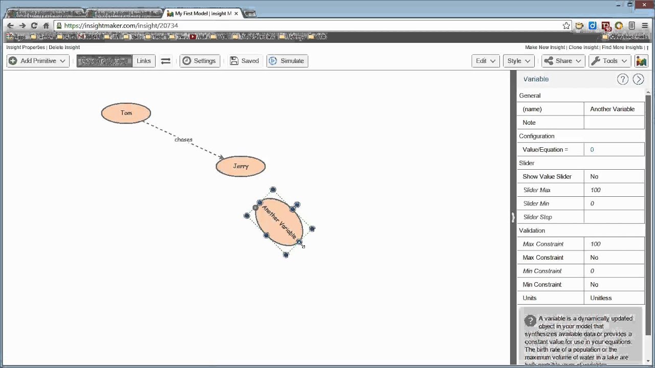 Insight Maker/Create Relationship Map xRev - YouTube