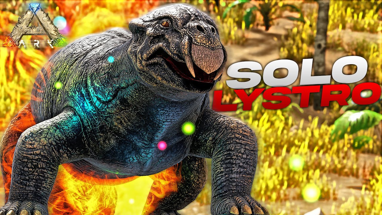 ARK pero SOLO puedo TAMEAR LYSTROSAURIOS... - YouTube