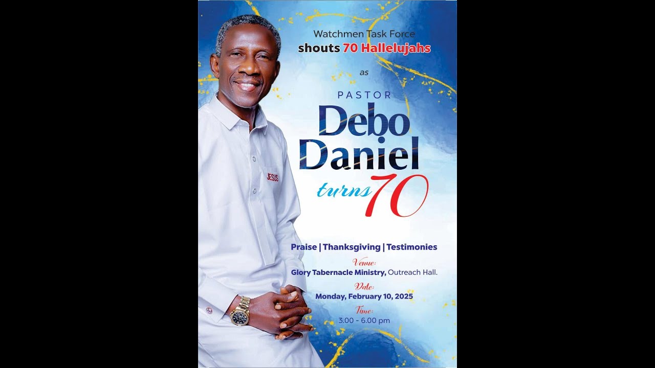 PASTOR DEBO DANIEL TURNS 70 - YouTube
