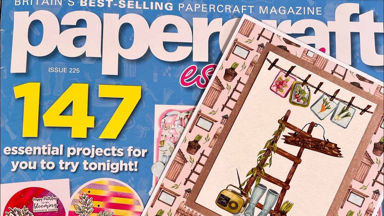 Papercraft Essentials Magazine Issue 255 Lets Create 10 Cards - YouTube