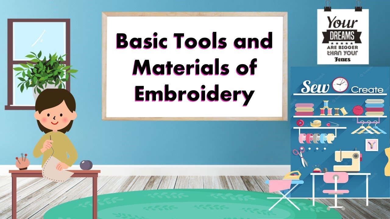 DEMO TEACHING IN TLE (Basic Tools and Materials of Embroidery) - YouTube