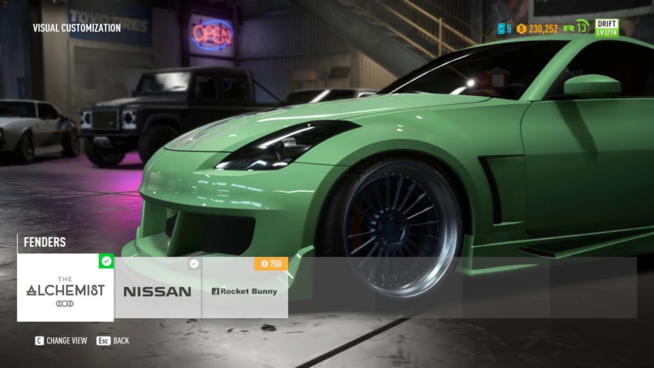 Car Visual Customization in Need For Speed Payback - YouTube