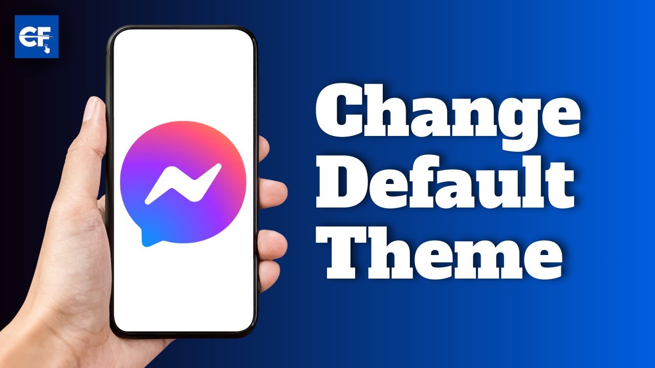 How to Change Default Theme on Messenger - YouTube