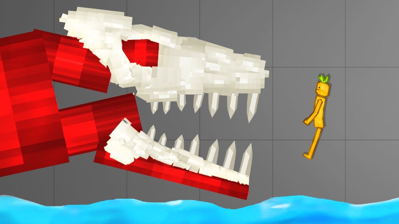 WORLD'S LARGEST Monster EATS Ragdolls in Melon Sandbox Melon Playground ...