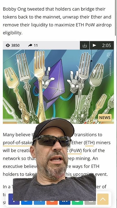 ETH MERGE: CoinGecko co-founder shares strategy for forked tokens - YouTube