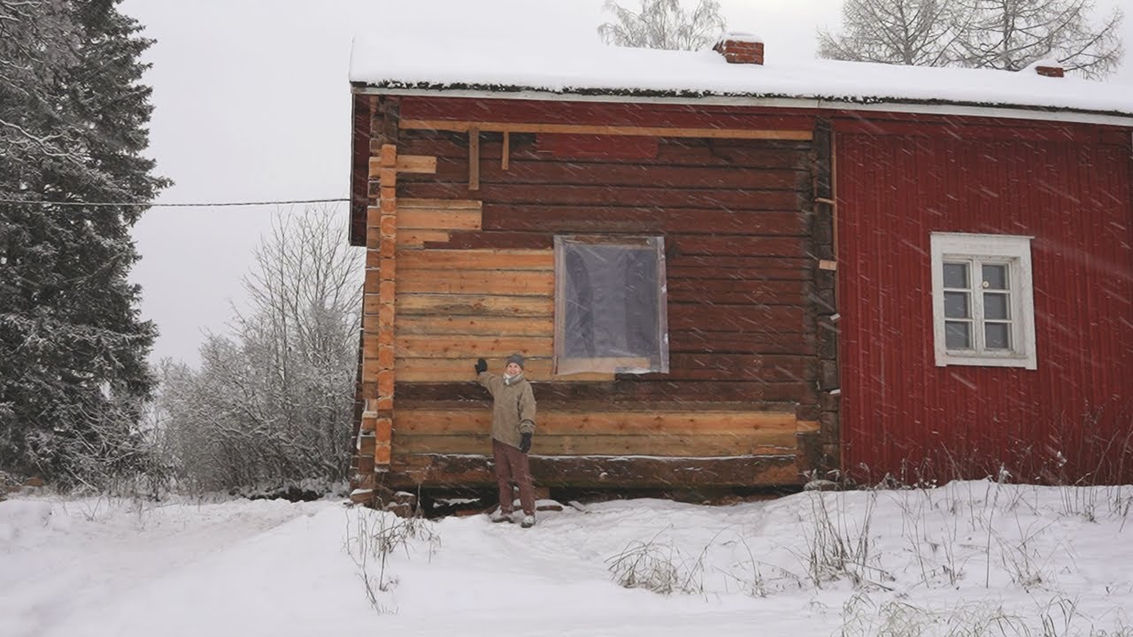 What it's REALLY like renovating an old farm? - Finnish log house - YouTube